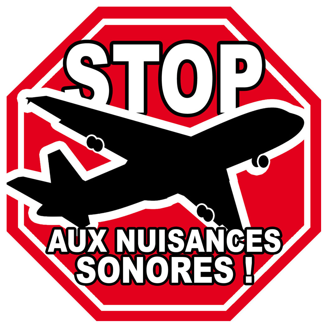 nuisances sonores Stop (15cm) - Sticker/autocollant